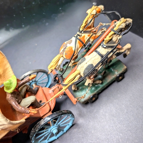 Elastolin German Vintage | Toys | Elastolin Covered Wagon German Toy ...